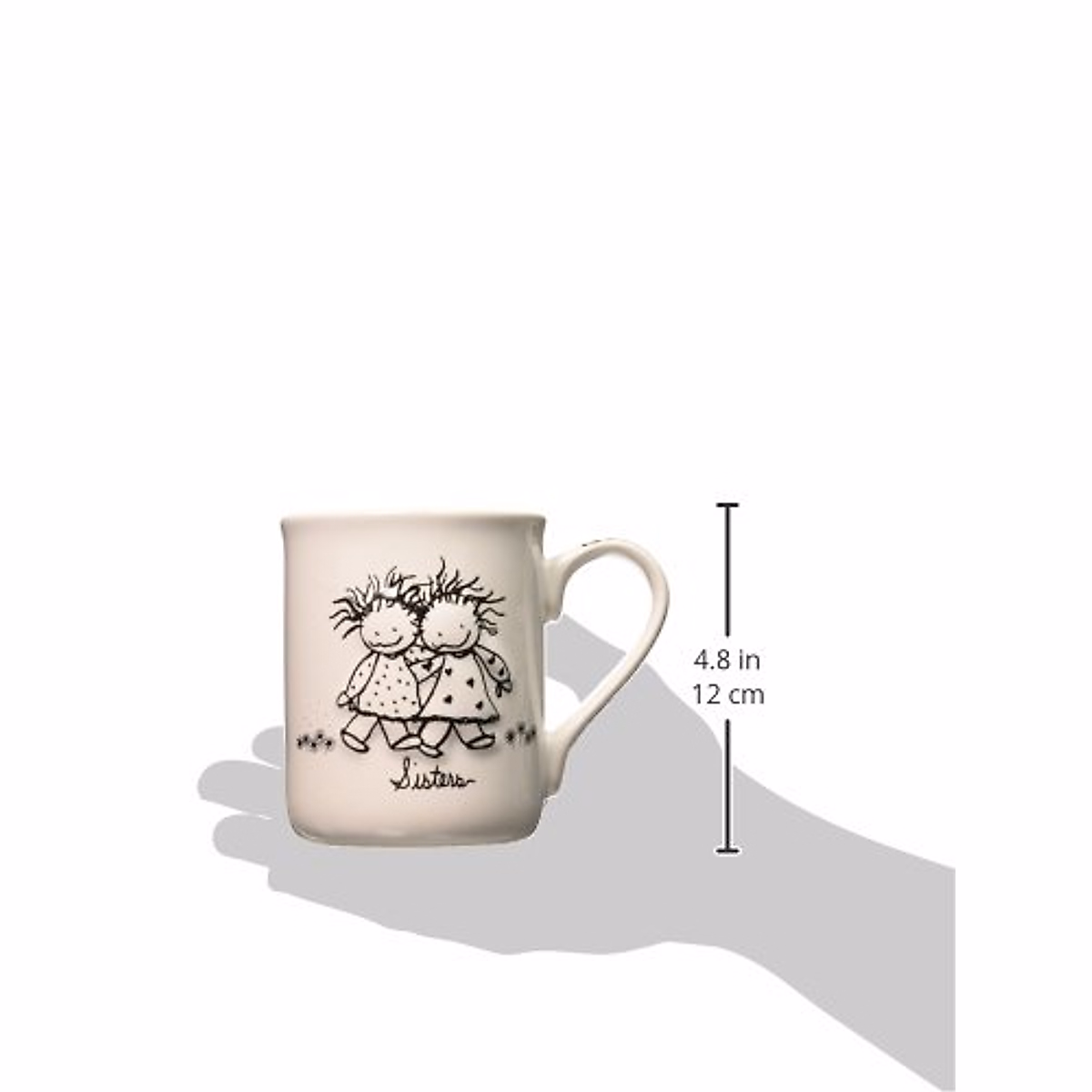 Enesco Stoneware Gift Mug, 1 Count (Pack of 1), Multicolor