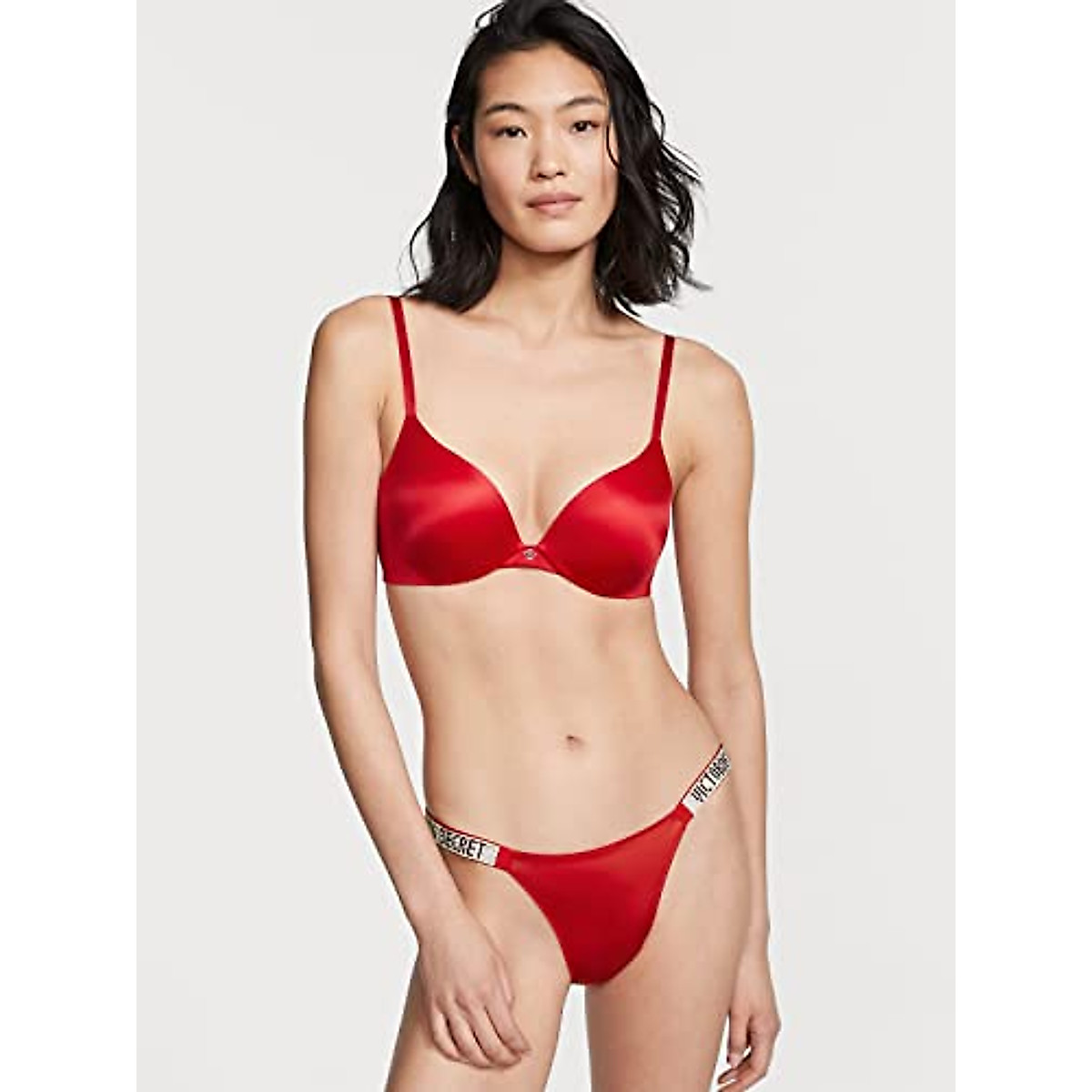 Victoria's Secret Smooth Cheeky Panty, Underwear for Women, Very Sexy Collection, Red (XS)