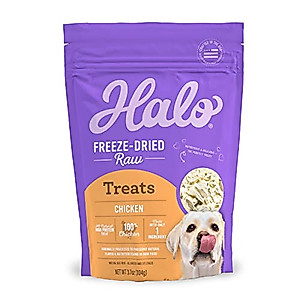 Halo 100% Chicken Breast Freeze-Dried Raw Treats, 3.7 oz.