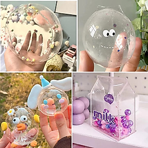 Nano Tape Bubbles Kit, 31Pcs Double Sided Tape Bubbles Balloons, Nano Tape Elastic Bubble DIY Stress Balls Craft Kit, Party Favors, Fidget Toys for Girls, Boys, Kids