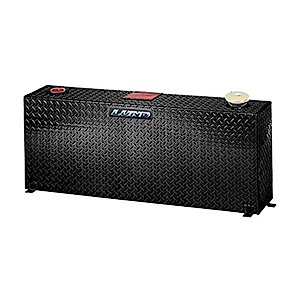 Lund 73155 55-Gallon Rectangular Liquid Storage Tank, Diamond Plated, Black
