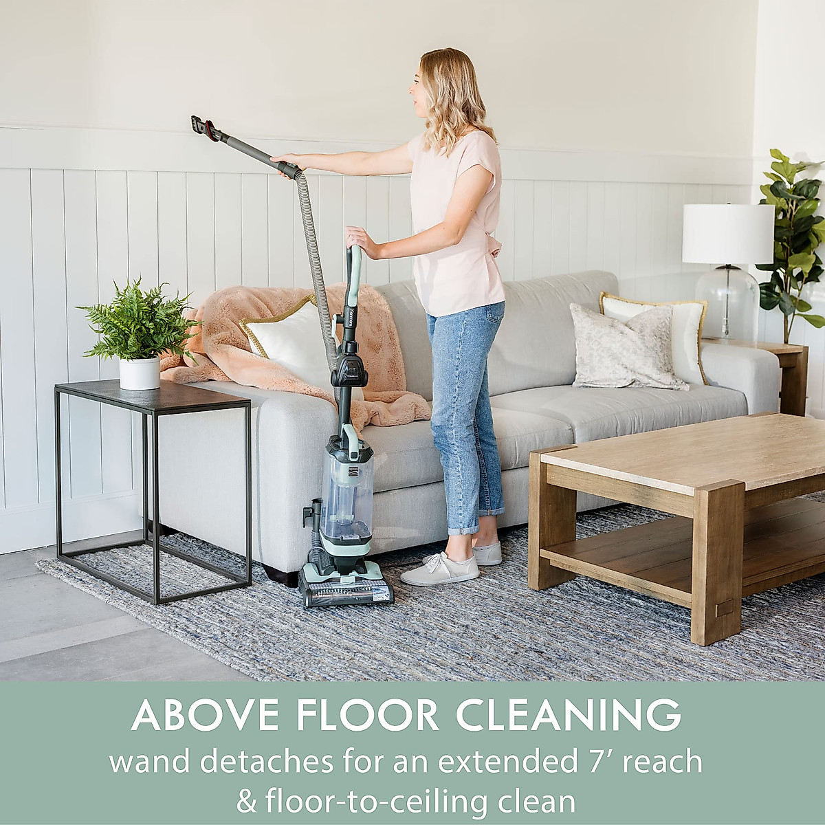 Kenmore DU1275 Bagless Upright Vacuum Lightweight Carpet Cleaner with 4 Height Adjustment, Hair Eliminator brushroll, Pet HandiMate & 2 Cleaning Tools