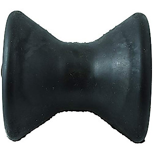 attwood 11205-1 Trailer Boat Rubber Bow 3x3 Roller, Black