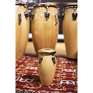 Meinl Percussion 4 1/2" Mini Conga with Hardwood Shell and Tunable Buffalo Skin Head-NOT Made in China-Natural, 2-Year Warranty, (MC100NT)
