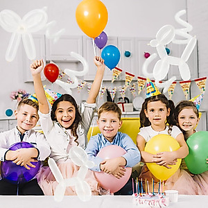 260 Balloons Clear Balloons 100 Pcs Long Balloons For Tying Balloon Arch Long Balloons Party Decorations Balloon Animal Balloons Clear 260 Balloons Twisting Balloons For Animal Balloons Graduation