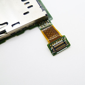 SD Memory Card Reader Slot Socket Tray with PCB Board Flex Cable Connection Replacement Compatible with Nintendo 3DS (2pcs)