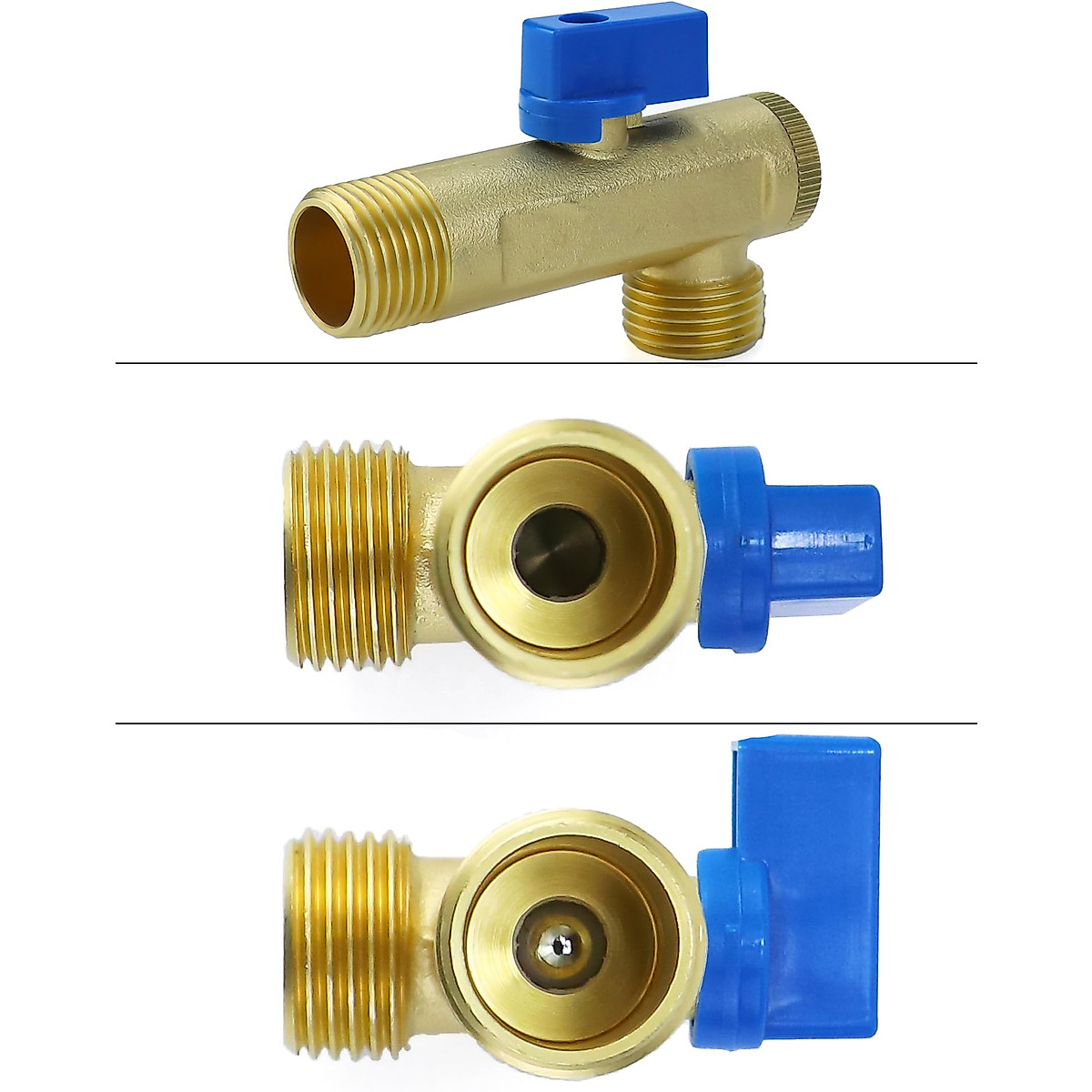 QWORK Automatic Timed Condensate Drain Valve with Steel Hose 1/4 Inch NPT Drain Valve Elbow Fitting, 1/2" Ac110v 2-way Direct-acting Drain Valve US Plug for Compressed Air