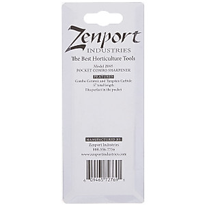 Zenport Z095 Tungsten Carbide Sharpener for Pruners and Knives,Orange