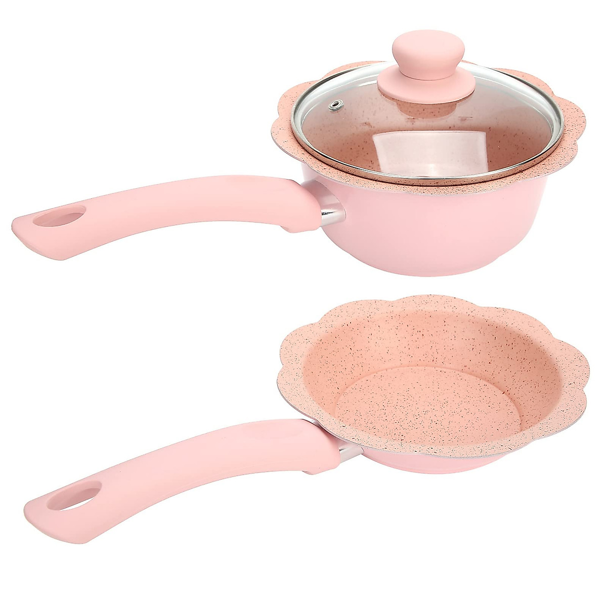 Restokki Milk Soup Pot Set Non Stick Multifunction Frying Pan Saucepan Baby Food Cooking Cookware