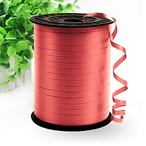 500 Yards Plastic Red Curling Ribbon for Gift Wrapping – Curling Ribbon for Balloons Christmas Gift Wrap Ribbon Red Ribbon for Gift Wrapping Balloon String