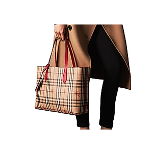 BURBERRY Medium Reversible Tote in Haymarket Check