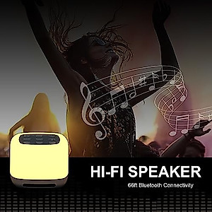 White Noise Machine Sound Machine for Adults Baby Kids with 40 Soothing Sounds, Battery, Night Light & Bluetooth Speaker & Portable White Noise Machine for Travel, Office, Home, Sleeping, Relaxation