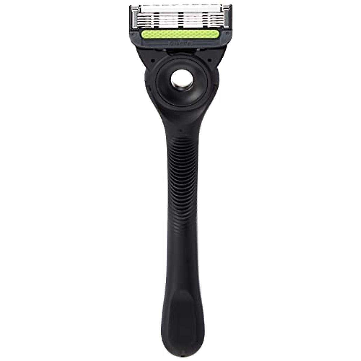 Gillette Labs Men's Razor + 1 Razor Blade Refill, with Exfoliating Bar, Includes Premium Magnetic Stand, Black & Gold Edition