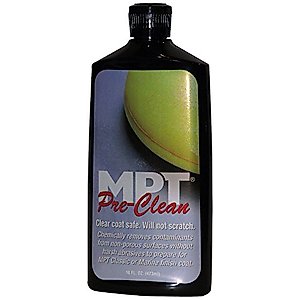 MPT Pre-Clean - 16 oz. / Clear Coat Safe. Will not Scratch. Chemically removes contaminants from Non-Porous Surfaces Without Harsh abrasives to Prepare for MPT Classic or Marine Finish Coat.
