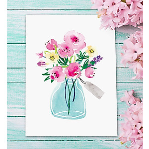 Blank Cards with Envelopes - 48 Floral Blank Note Cards with Envelopes – 4 Assorted Cards for All Occasions! Blank Notecards and Envelopes Stationary Set for Personalized Greeting Cards-4x5.5"