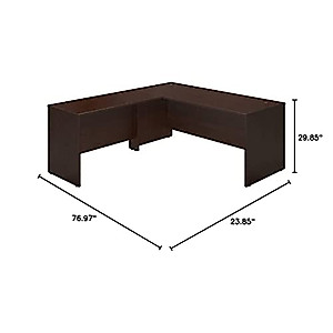 Bush Business Furniture SRE032MR Desk Shell, Mocha Cherry