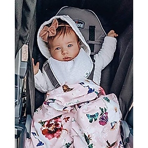 Diaper Squad 100% Organic Cotton Pastel 10-Pack Baby Drool Bandana Bibs Solid Colors for Boys and Girls