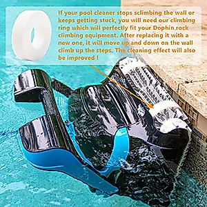 4 Pack Climbing Rings Replacement for Maytronics Dolphin Robotic Pool Cleaners, Compatible with Dolphin Nautilus CC Plus M200 M400 M500 DX3 DX4 DX6 Sigma Premier and More (Part Number 6101611-R4)