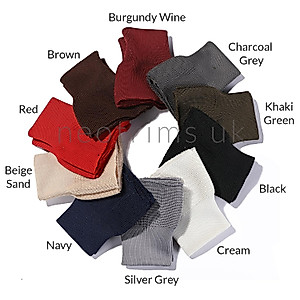 Rib Knit Cuff Pair for Replacement Repair Cuffing Old Jackets Bombers. No Side Seams, Seamless Tubular Ribbing Fabric. Also for para Jackets and Denison Smock, Neotrims (Khaki Green, 2 Pieces)