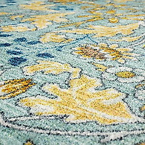 Mohawk Home Cicilly Blue 3' x 5' Area Rug