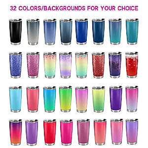 Personalized Picture Tumbler Insulated Coffee Cup Gift for Christmas Birthday to Dad Mom Families Friends,Custom Photo Image & Text Travel Mug, Multi Color