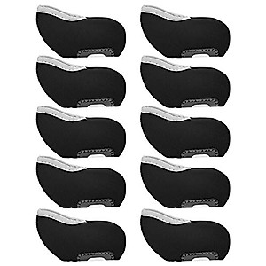 Iron Club Cover, Neoprene Putter Cover, with A Convenient Design Durable 10Pcs Golf Putter Head Cover Long Service Life. for Putter Golf Course Home Biginners(Black)