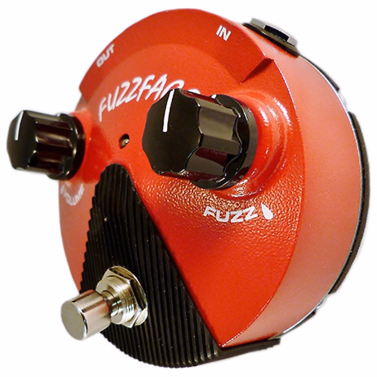Dunlop FFM2 Red GERMANIUM FUZZ FACE MINI Pedal w/ 9V Power Supply and Patch Cables