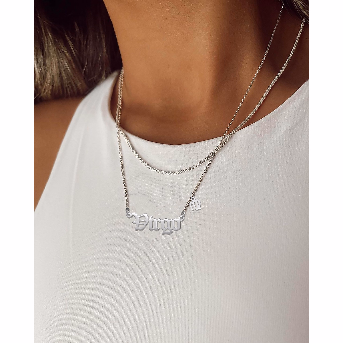 QXTX Taurus Necklace,Taurus Necklace for Women,Zodiac Necklace,Horoscope Constellations Necklace(Gold,Taurus)