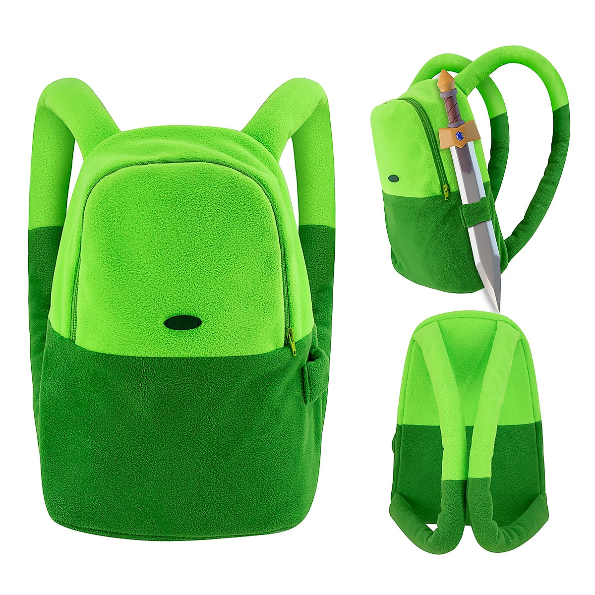 DAZCOS Green Bag Cosplay Anime Backpack Prop for Halloween Costume (Green)