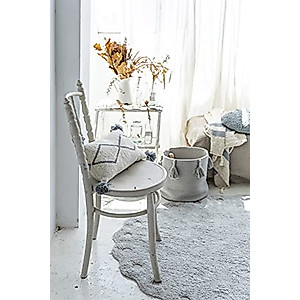 Lorena Canals Basket Woody Pearl Blue - Pearl Blue - Baskets - 9" x Ø 9" - 97% Cotton, 3% Other Fibres