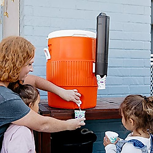 10 Sets Push Button Spigot Water Cooler Faucet Replacement Plastic Compatible with Igloo 2, 3, 5, and 10 Gallon Beverage Coolers, BPA-Free, Dispenser Tap Set, Reusable Spigot Spout Water, White.