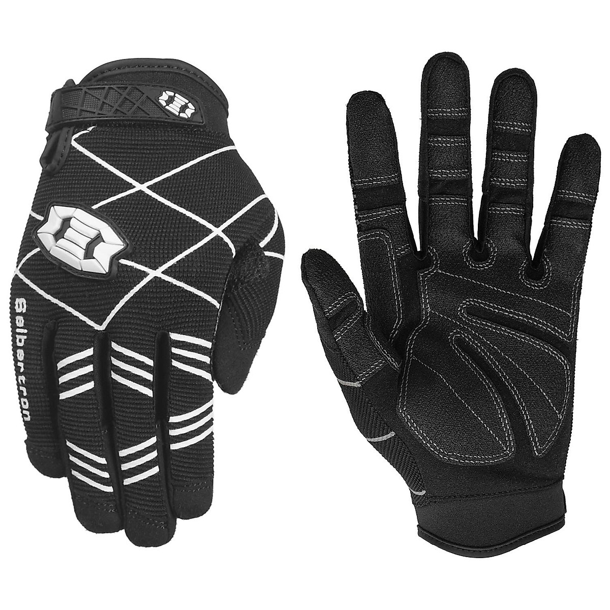 Seibertron F.O.D.G.G 2.0 Ultimate Flying Disc Golf Gloves - Non-Slip Design Consistent Grip Improve Throws Catches in All Conditions Adult Black M