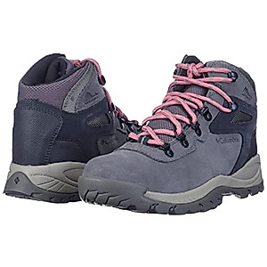 Columbia Women's Newton Ridge Plus Waterproof Amped, Stratus/Canyon Rose, 8.5