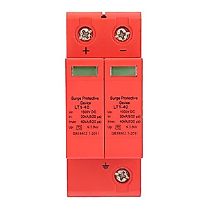 Low Voltage Whole House Surge Protector Device, DC1000V 2P 20KA~40KA Surge Protection House Surge Protector Circuit Breaker