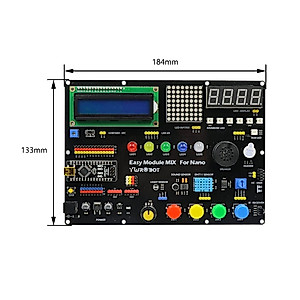 MiOYOOW Development Board, Nano USB Programmable Board MCU Controller for Beginners