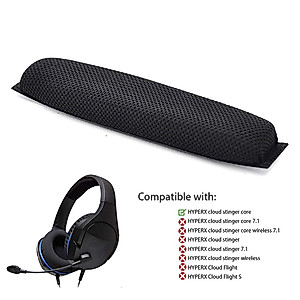 V-MOTA Earpads Compatible with HyperX Cloud Stinger Core, Cloud Stinger Core 7.1,Wireless Gaming Headphones,Replacement Cushions Repair Parts (Headpad 1 Piece)