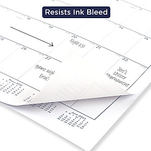 AT-A-GLANCE 2023 Monthly Desk Calendar, Desk Pad, 21-3/4" x 17", Standard, Easy to Read (SKLP2432)