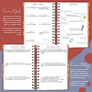 PLANBERRY Budget Planner & Monthly Bill Organizer with Pockets Premium – Home Finance & Bill Payment Organizer – Budgeting Book with Income & Expense Tracker - 7x8.5″ Hardcover (Tropical Night)