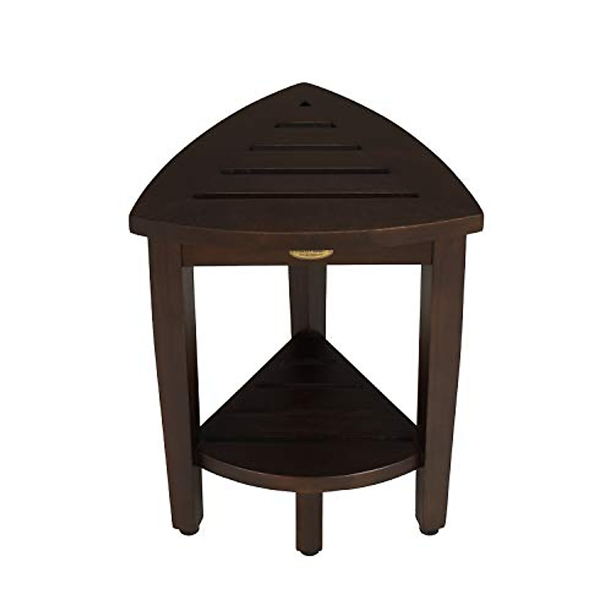 Decoteak Snazzy Corner Wood Shower Shelf (Non Assembled)