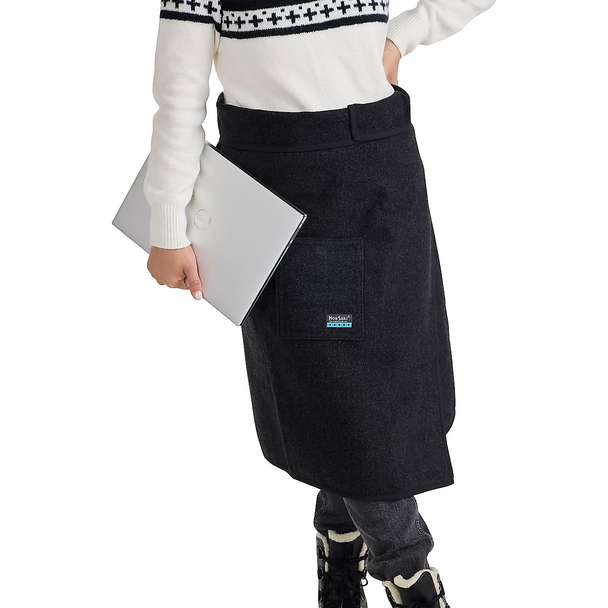 NorSari ‘The Wearable Blanket’, The Merino Ultrasoft, Alpine Black