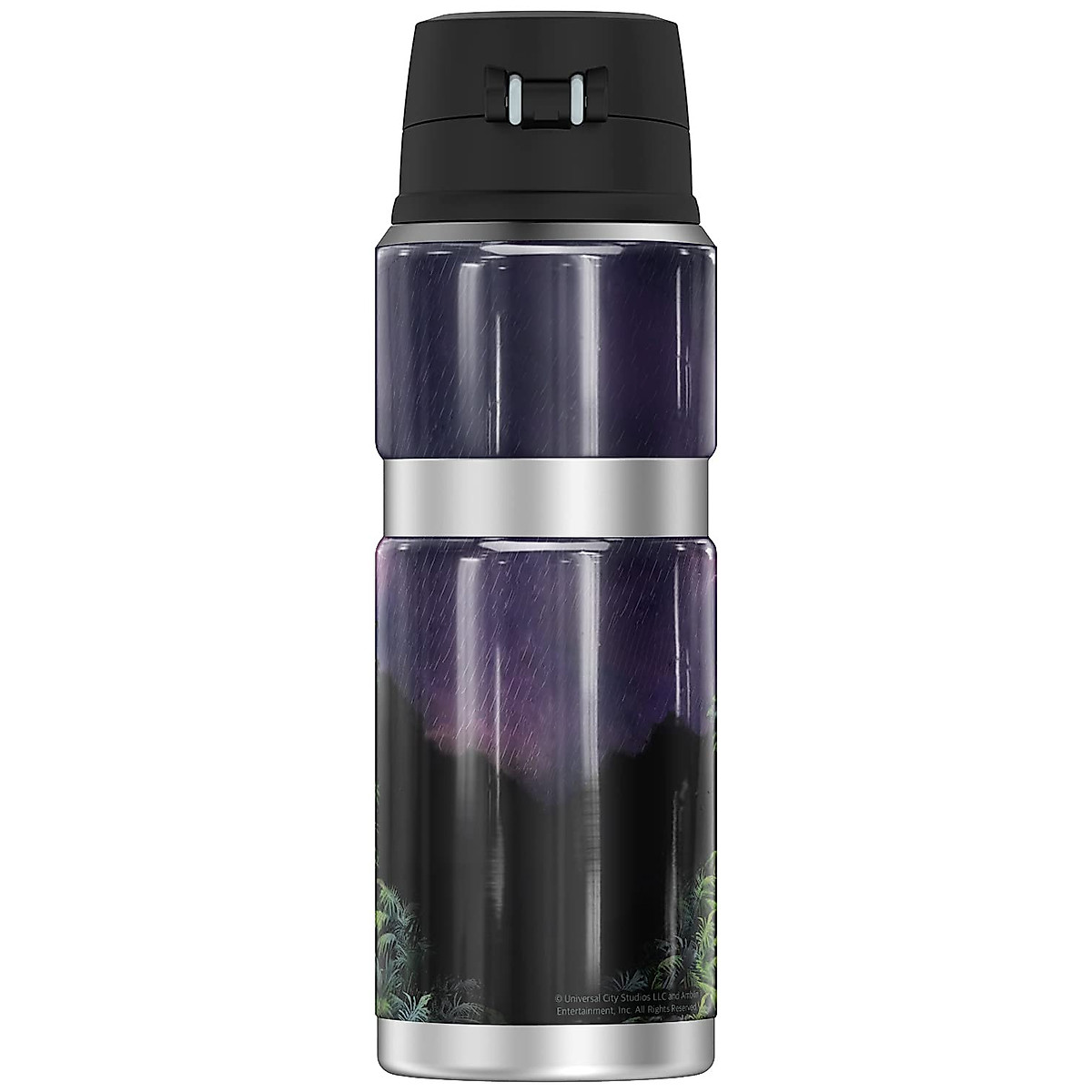 Jurassic Park Welcome To Jurassic Park THERMOS STAINLESS KING Stainless Steel Drink Bottle, Vacuum insulated & Double Wall, 24oz