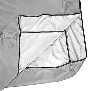 BORDSTRACT Replacement Canopy, Swing Chair Canopy Replacement Swing Canopy Cover Waterproof Garden Swing Chair Canopy Cover for Outdoor Patio Garden Poolside Balcony(Grey)