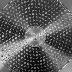 Tower Cerastone Forged Aluminium Frying Pan with Easy Clean Non-Stick Ceramic Coating, 32 cm, Graphite