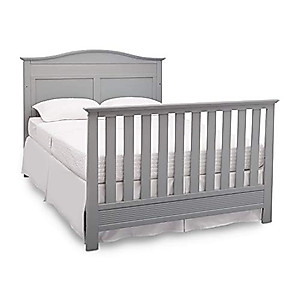 CC KITS Full-Size Conversion Kit Bed Rails for Serta Aberdeen, Adelaide, Ashland, Banbury, Barrett, Bethpage, Fairmont, Fall River, Fernwood & Mid-Century Modern Lifestyle 4-in-1 Cribs (Grey)