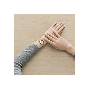 Skagen Women's Freja Lille Two-Hand Rose Gold Stainless Steel Mesh Band Watch (Model: SKW2665)