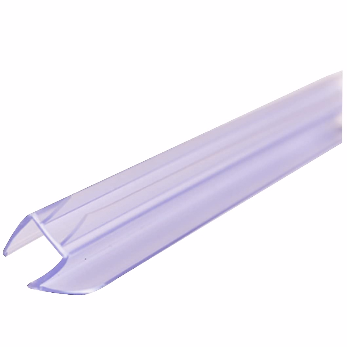 TONYRENA Frameless Shower Door Bottom Seal Strip– Stop Shower Leaks and Create a Water Barrier (1/2" x 36", Clear Vinyl)