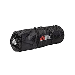 Battle Buckets Giant Yard Pong X Basket Ball Game with Durable Balls and Buckets - Outdoor Game for Lawn, Backyard and Beach - Set includes Buckets, Basket Balls and a Carrying Bag