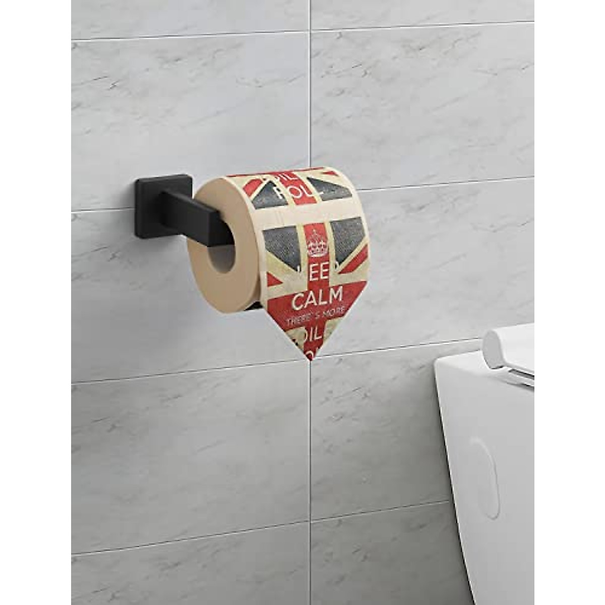 DHAEE 6 Pieces Matte Black Bathroom Accessories Set,Sturdy 304 Stainless Steel Bathroom Hardware Set,Include Wall Mounted Towel Rack/Toilet Paper Holder,Towel Rings,2 Towel Hooks,2 Soap Dish