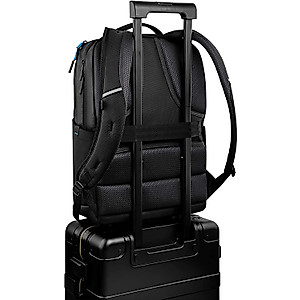 HBB FOR DELL Genuine PRO BACKPACK 15 For DELL, Black, 17.1 x 6.3 x 12.2 inches