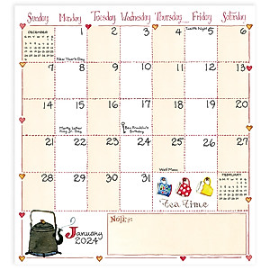 TF PUBLISHING 2024-2025 Susan Branch 2-Year Small Monthly Pocket Planner | 2-Page Large Calendar Grid and Lined Notes Section in Back | Monthly Day Planner for Purse | 3.5" x 6.5"